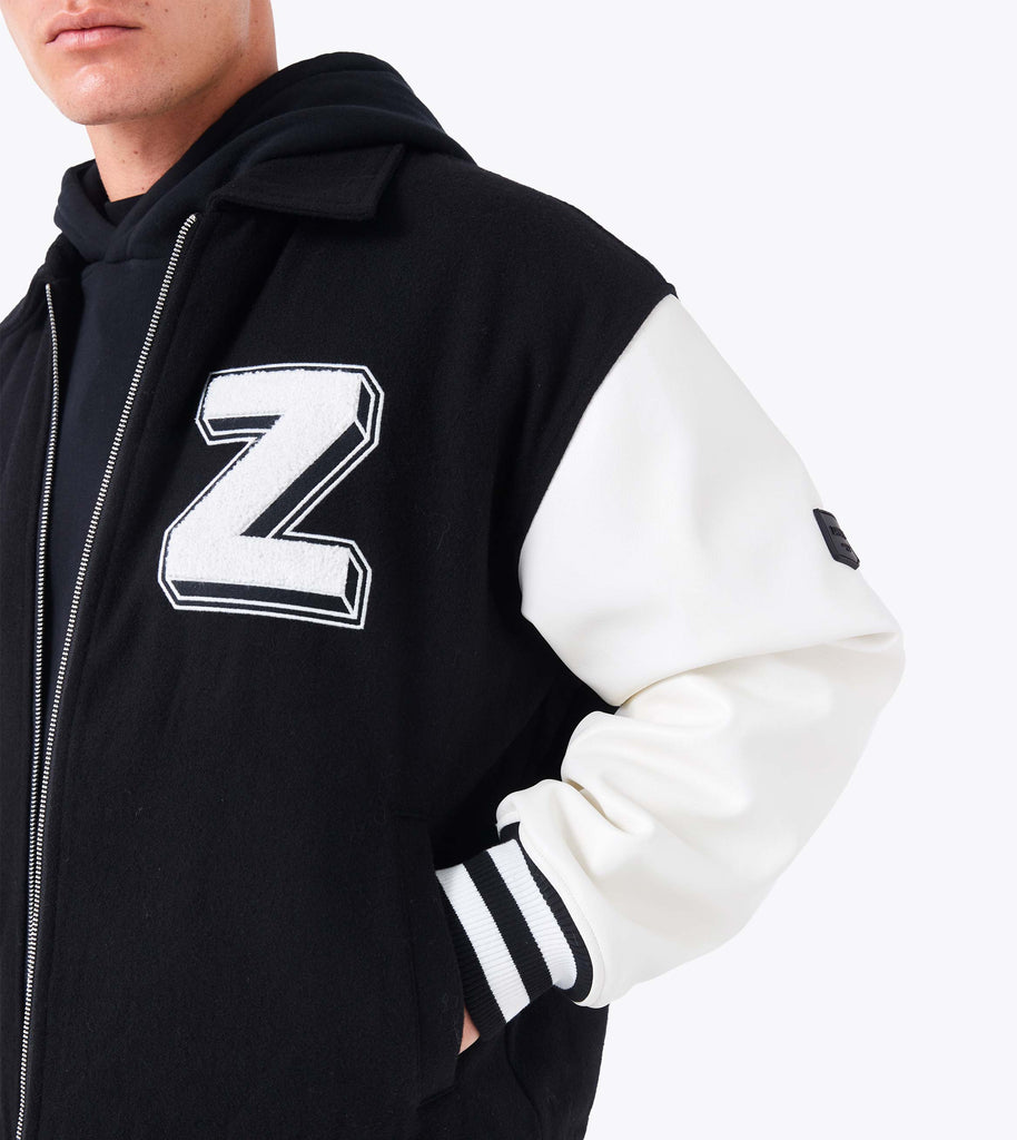20 Yrs Letterman Jacket Black – ZANEROBE