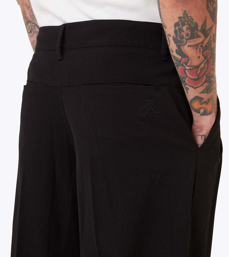Herringbone Flow Pant Black – ZANEROBE