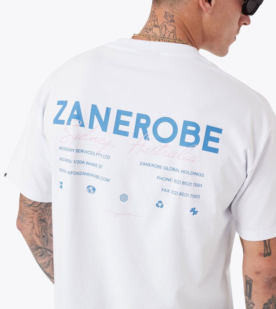 ZR Box Tee White – ZANEROBE