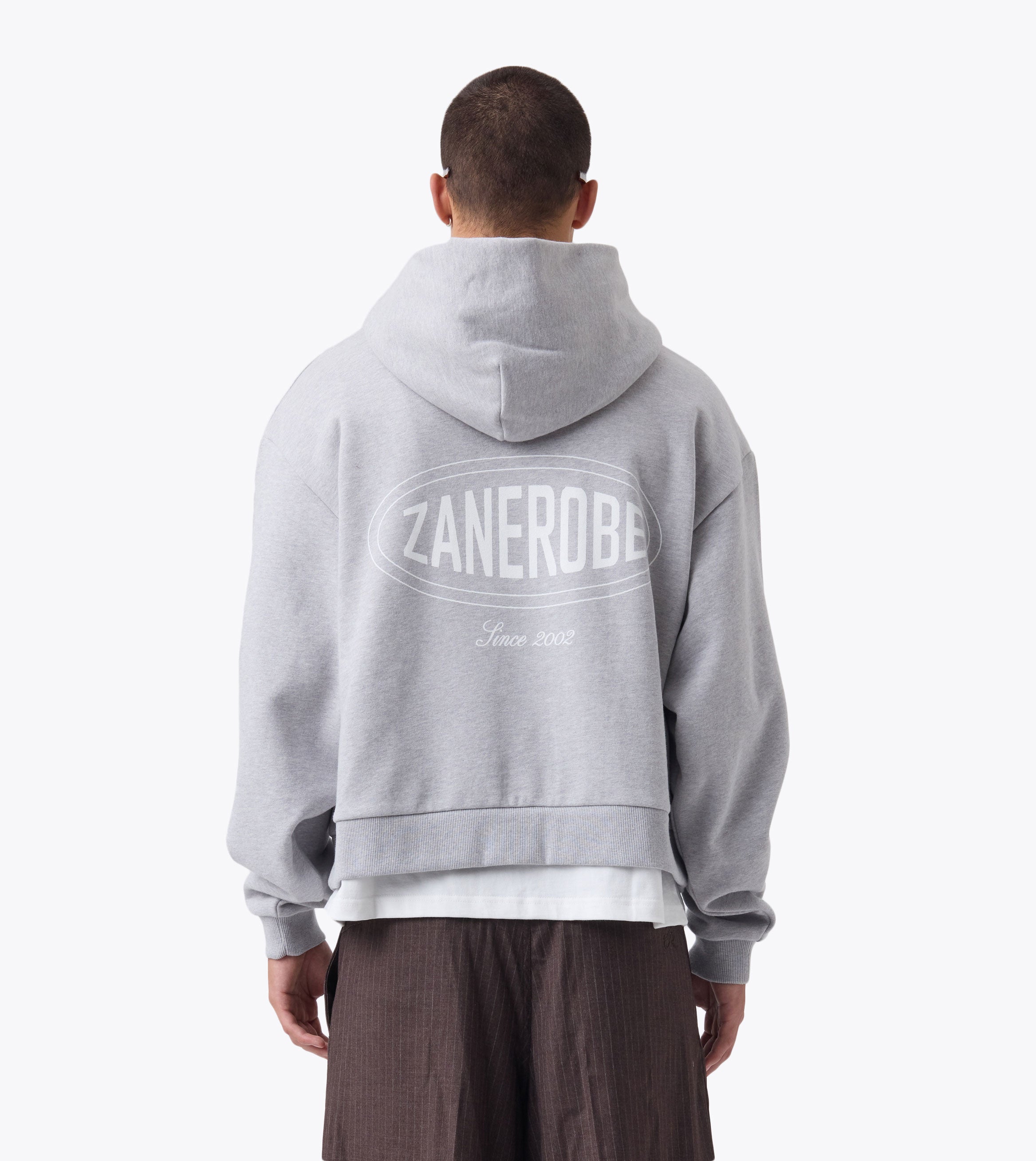 ZR Est. Box Crop Hood Grey Marle - Coming Soon