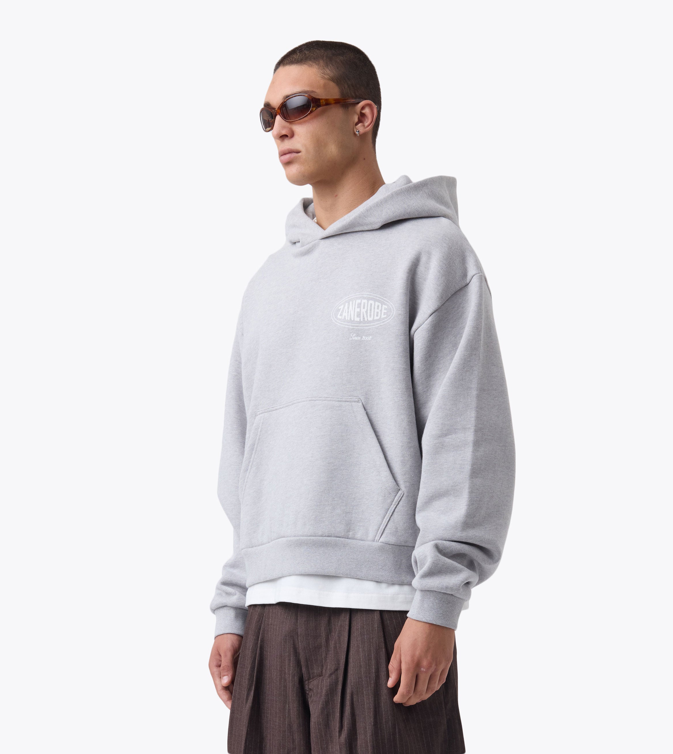 ZR Est. Box Crop Hood Grey Marle - Coming Soon