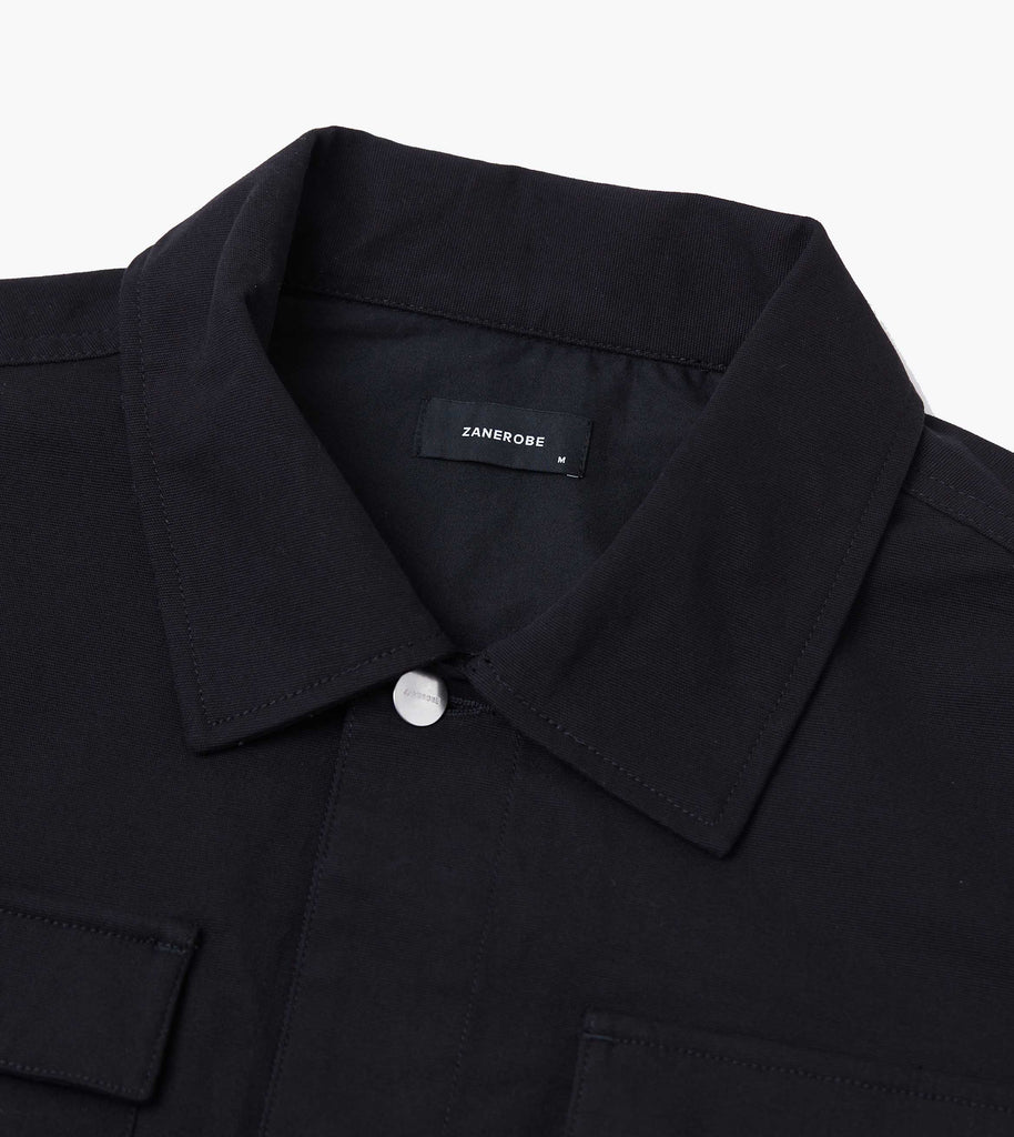 Canvas Work Jacket Black – ZANEROBE