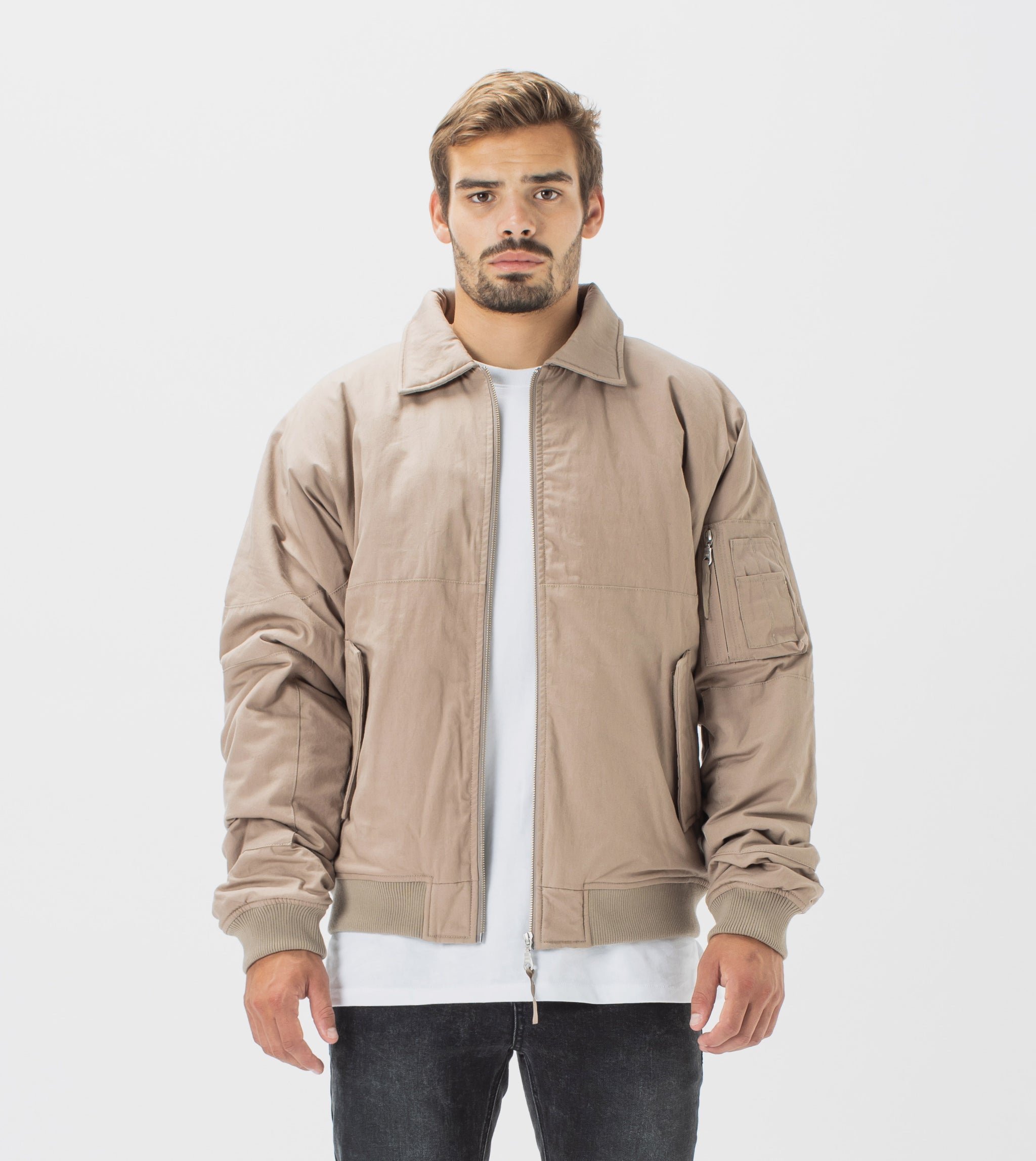 Militat Bomber Jacket Sandstone