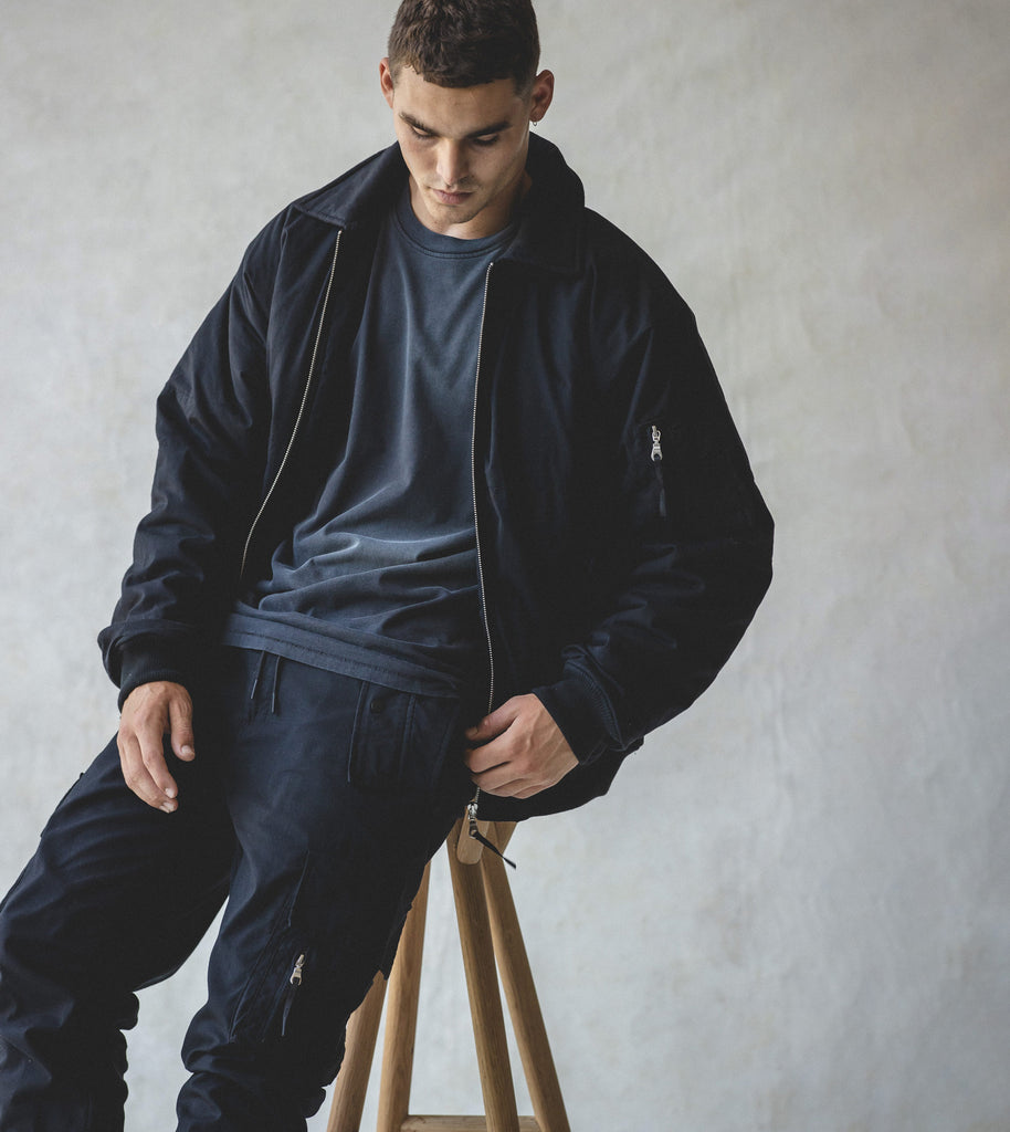 Militat Bomber Jacket Black – ZANEROBE